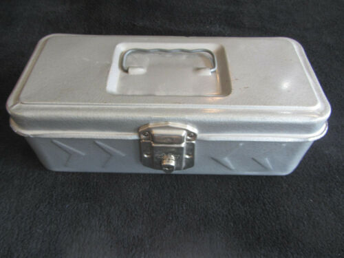 U.S.A. EXCELSIOR LOCKING TOOL BOX MADE BY SKOTCH KOOLER Co. 11 X 4 X 5 ...