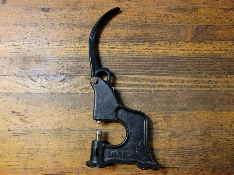 Vintage Tools REX Rivet Tool Cast Iron Spring Press Punch Riveter ...