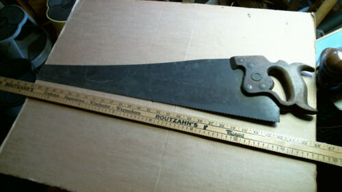 1896-1917 Disston D-8 Skewback Rip Saw 26 antique vintage old tool ...