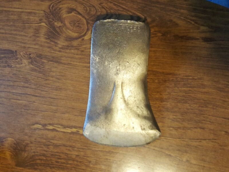 Vintage True Temper Kelly Works Single Bit Axe Head with phantom cheeks ...