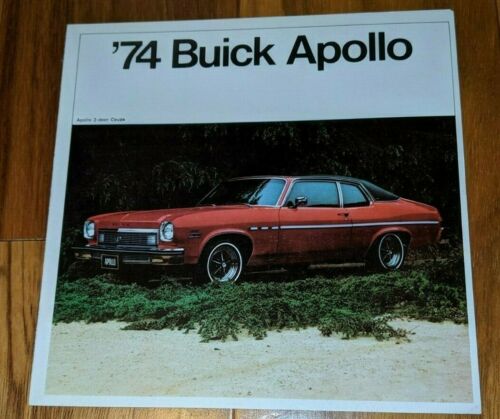 VINTAGE ORIGINAL 1974 BUICK APOLLO DEALER BROCHURE -- Antique Price ...