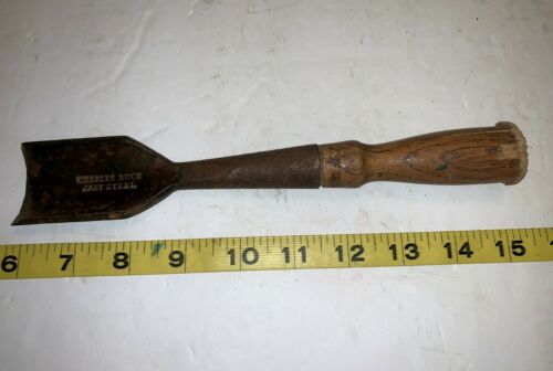 Antique Charles Buck 1 1/2" Paring Gouge Chisel Woodworking Tool ...