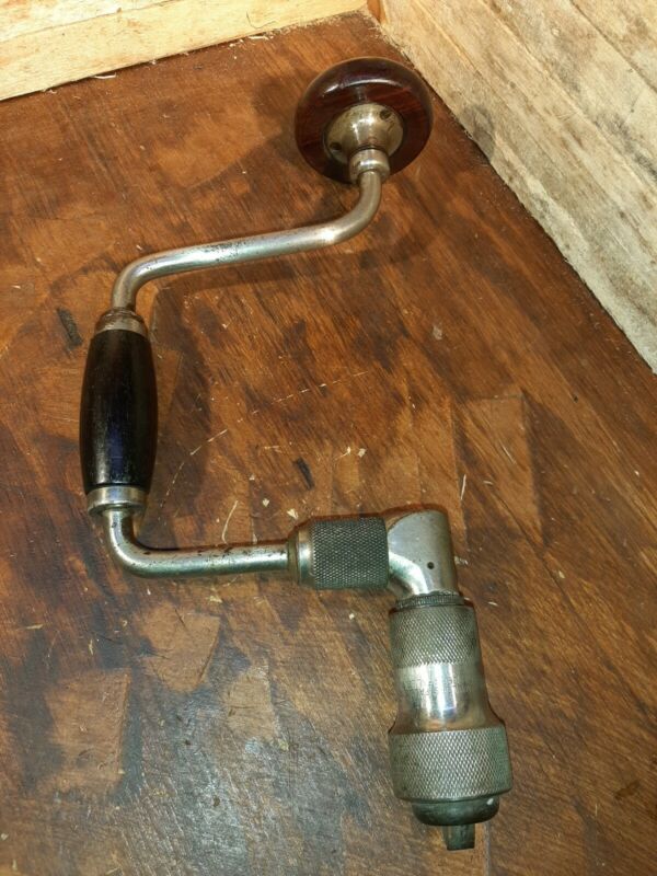 Miller Falls No.872 Auger Bit Brace Hand Drill Woodworking excellent ...