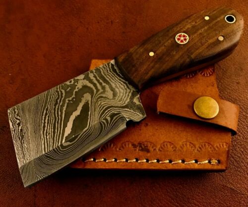 Handmade Damascus Steel Hatchet Axe Functional Camping Dh82