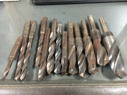 antique drill bits (13) BLACKSMITH POST DRILL TOOL forge anvil 1/4 to 1 ...