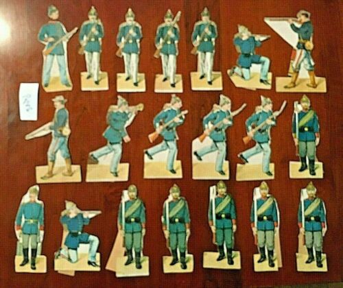 OLD ARMY MILITARY UNIFORM MEN PEOPLE PAPER CUT OUT DOLLS VINTAGE ANTIQUE TOY 6 Antique Price old-army-military-uniform-men-people-paper-cut-out-dolls-vintage-antique-toy-6-antique-price