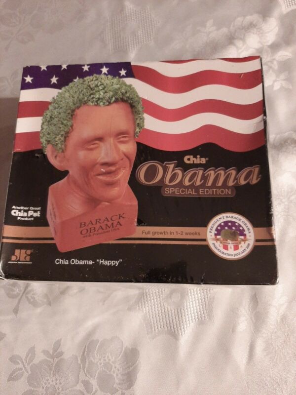 Chia Obama "Happy " SPECIAL EDITION -- Antique Price Guide Details Page