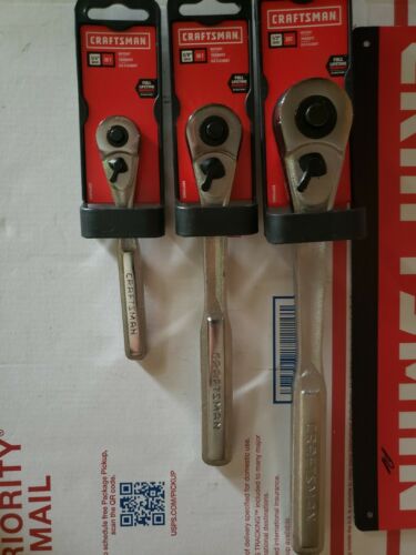 Craftsman ratchet lot 1/2"-3/8"-1/4" new -- Antique Price Guide Details ...