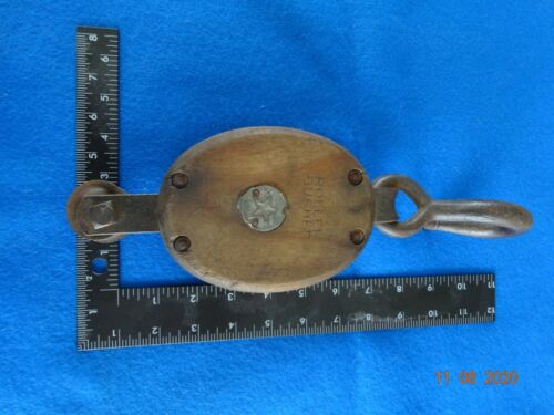 Vintage Star Brand Snatch Block / Block and Tackle Pulley -Excellent ...
