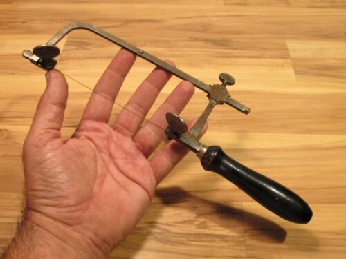 GERMANY old/vtg Jewelers/Watchmakers Adjustable hand saw rare Antique ...