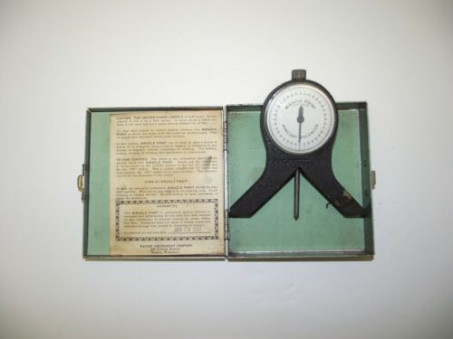 Vintage Miracle Point Indicator with Case Racine Instrument Untested No ...