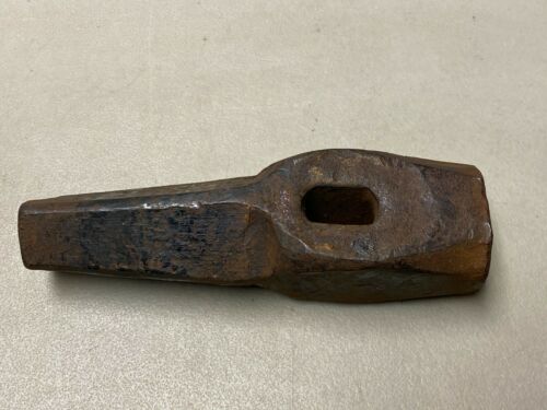 Vintage large 1" square blacksmith punch hammer head 45 degree anvil ...