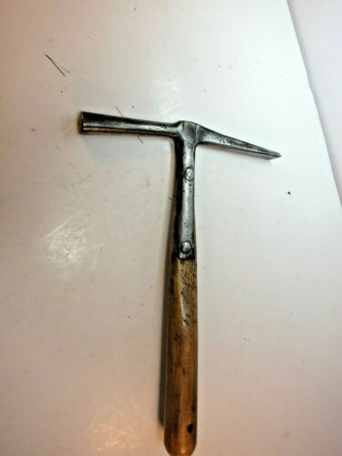 Vintage long neck hammer, restoration work, metal work. -- Antique ...