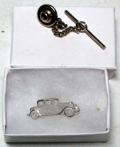 VERY RARE EARLY NOS STERLING SILVER 1926 PACKARD PIN IN IT''S BOX VERY ...