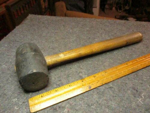 VINTAGE 12" MALLET,RUBBER HAMMER TOOL/CRAFTSMAN''S TOOL/AUTO BODY ...
