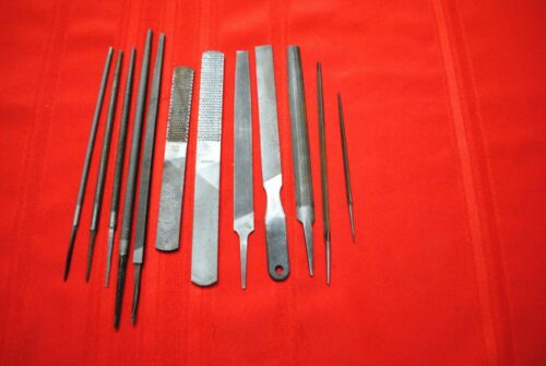 12 Different Vintage Machinist Files Rasps, Old Tools -- Antique Price ...