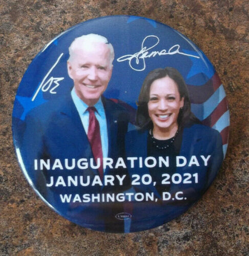 2020 Democrat JOE BIDEN President HARRIS Inauguration Signature Jugate ...