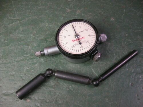 OLD USED VINTAGE MACHINING TOOLS MACHINIST STARRETT DIAL INDICATOR W ...