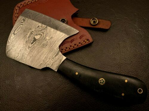 Handmade Damascus Steel Hatchet Axe Functional Camping Dh108