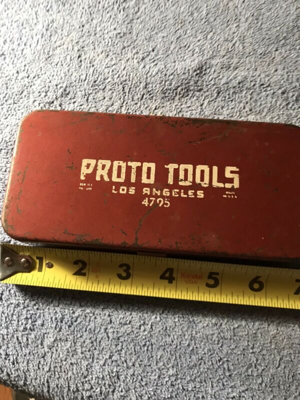 Proto Tools. 1/4" set. metal box. 13 pecs. good shape -- Antique Price ...