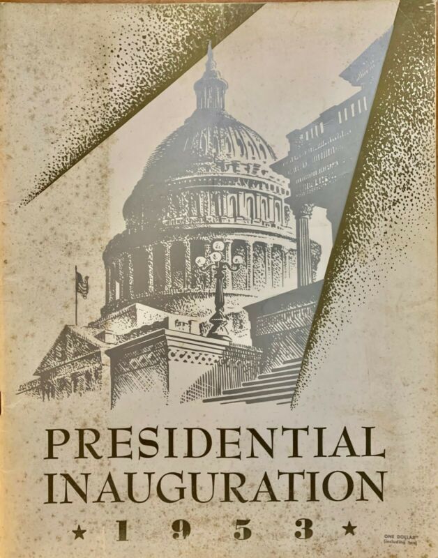 Presidential Inauguration 1953 Program Eisenhower Nixon 48 Pages ...