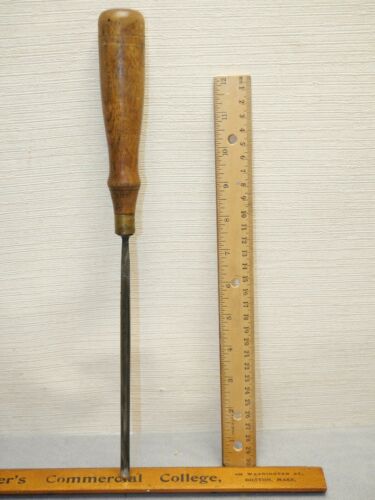 Vintage I. Sorby 1/4" No. 5 sweep straight wood carving gouge chisel ...