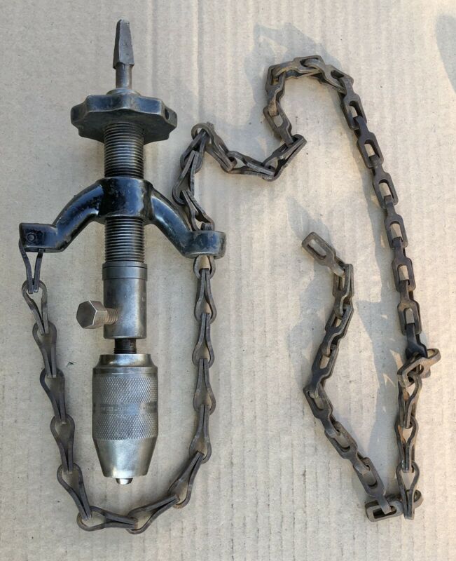 MILLERS FALLS Chain Drill 3-Jaw Star Chuck Pat. Oct 23, 1900 -- Antique ...