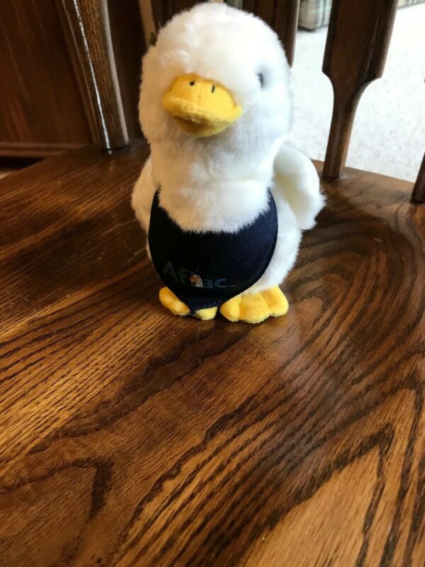 Aflac Duck Plush Talking Animal Toy Blue Bandana 6" Sound Works ...