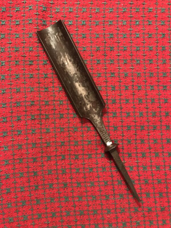 Antique W. Butcher Gouge Chisel 1 1/4" woodworking Vintage Nice Stamps ...