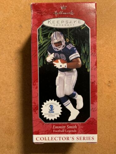 Hallmark ornament Collector Series Emmitt Smith Football Legends 4th in ... Hallmark ornament Collector Series Emmitt Smith Football Legends 4th in ...