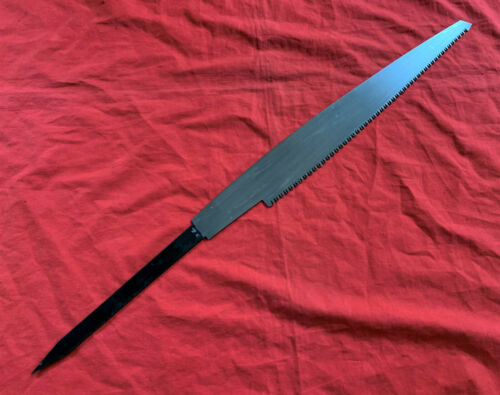 New/Old Japanese Saw by Nakaya Koji /Kariwaku Nokogiri(narrow type ...