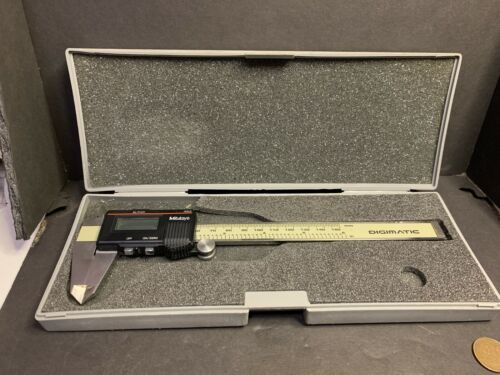 Mitutoyo Model CD-6" P Digimatic Digital Caliper With Case Made In ...