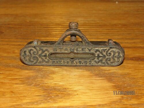 Antique Stanley level very small pat. 1890 old vintage tools carpentry ...