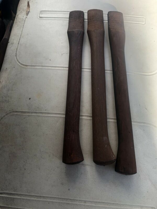 3 Hatchet Handles Hickory Walnut Stain -- Antique Price Guide Details Page