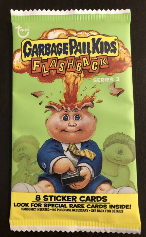 Garbage Pail Kids Flashback Series 3 UNOPENED Sticker Pack from Box ...