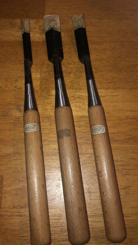 AMT Crank Neck Offset Wood Chisels, Carving, Lathe -- Antique Price ...