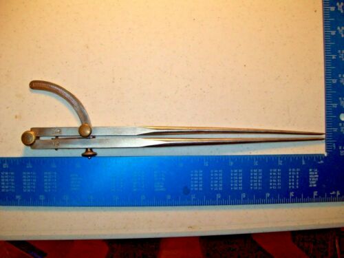 Wing Divider Compass, Pexto 12, Leather Machinist Tinsmith, Vintage ...