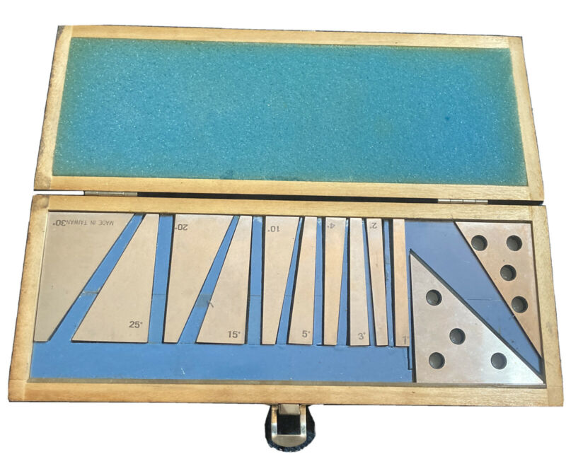 12pc 1-45* Machinist Tool Maker Angle Block Set Mill Surface Grinder ...