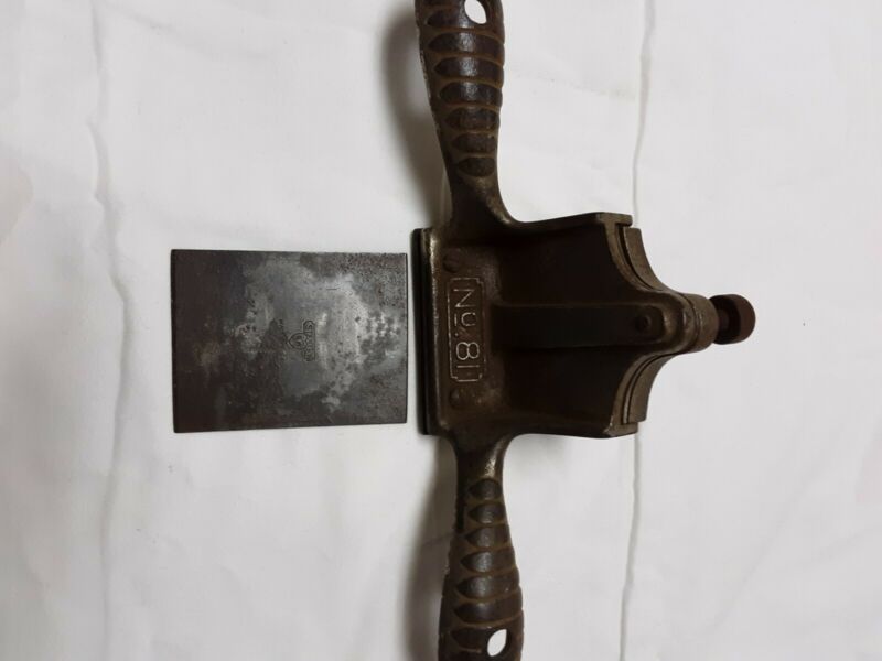 Vintage stanley # 81 two handled scraper plane rosewood base sweet ...