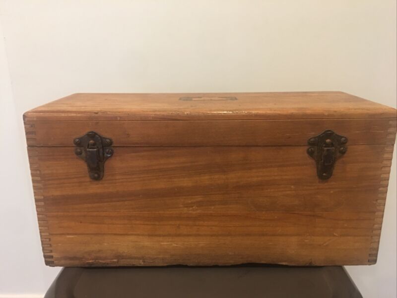 VINTAGE GEORGE SCHERR CO MACHINIST TOOL BOX With Micrometers -- Antique ...