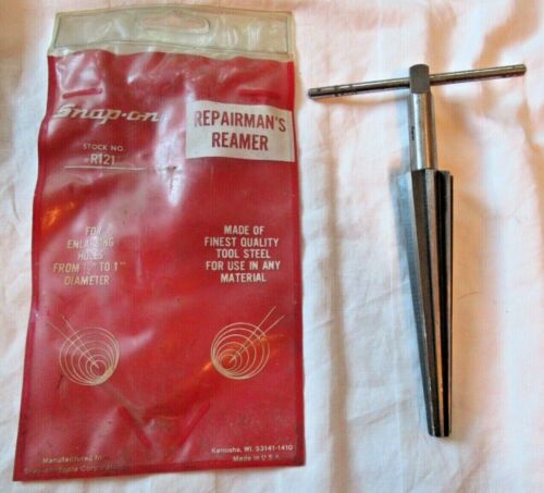 Snap-on Tools No. R121 - 1/2" To 1" Repairman''s Reamer w/ Pouch ...