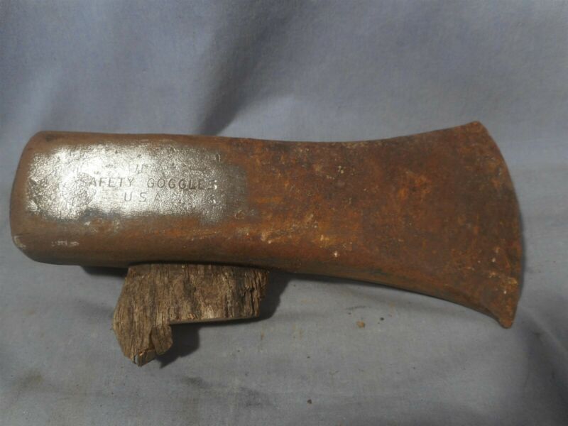 Vintage 6lb USA MARKED WOOD SPLITTING MAUL AXE HEAD FIREWOOD SPLITTING ...