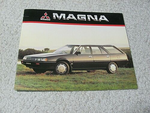 1980''s AUSTRALIAN MITSUBISHI MAGNA WAGONS SALES BROCHURE !! -- Antique ...