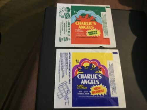 1977 TOPPS CHARLIE’S ANGELS PACK WRAPPER LOT X 2 GREAT SHAPE #2 -- Antique Price Guide Details Page
