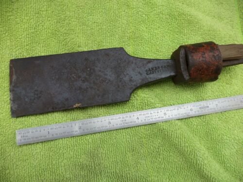 Vintage Tang Wood Chisel 2 inch wide Stamped James Cam Cast Steel ...