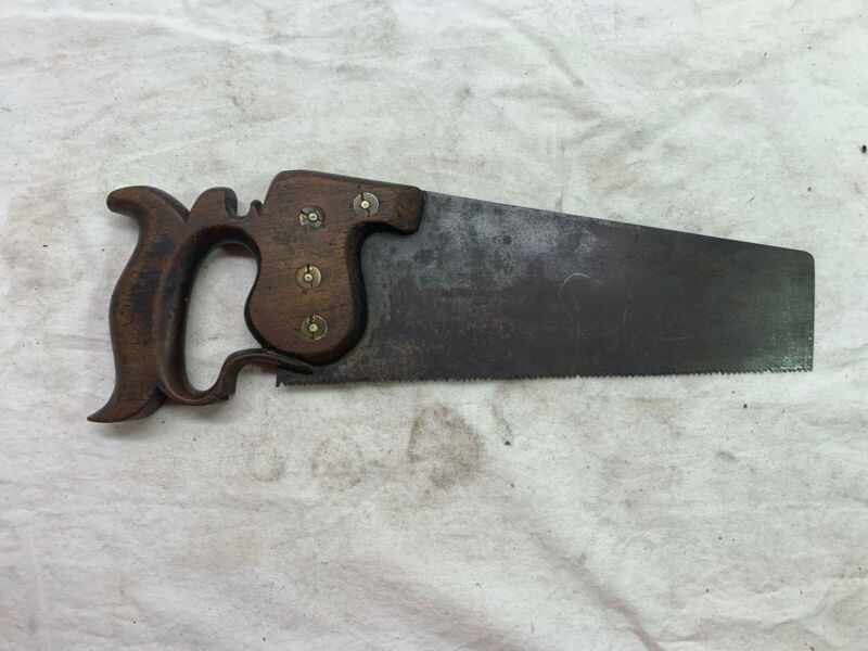 Vintage SPEAR & JACKSON Sheffield Split Nut - ENGLAND HAND Saw Wood ...