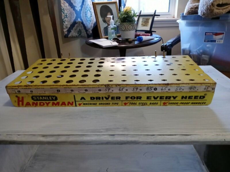 Vintage Stanley Store Screwdriver Display for pegboards -- Antique ...