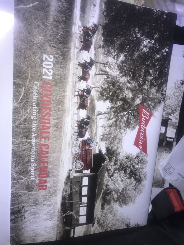 Budweiser Clydesdale 2021 Calender -- Antique Price Guide Details Page
