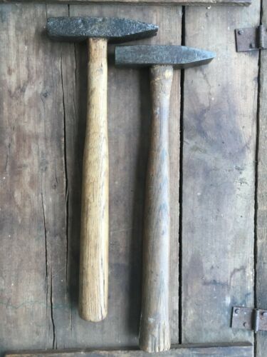 LOT of 2 VINTAGE RIVETING CROSS PEIN PEEN HAMMER UNMARKED BLACKSMITH ...