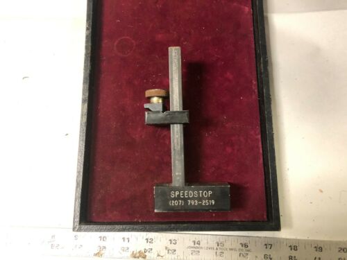 MACHINIST TOOLS LATHE MILL Machinist Speedstop Mill Milling Table Stop ...